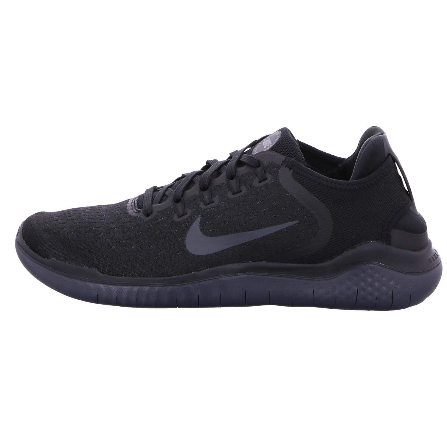 Nike Men's Free Rn 2018 Black/Anthracite, Black/Anthracite, 10.5