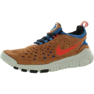 nike mens free run trail athletic and training shoes brown 8.5 medium (d)