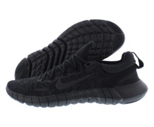 nike mens free run 5.0 running shoes black/black size 10.5