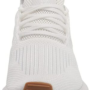 adidas Men's Swift Running Shoe, White/White/Gum, 10