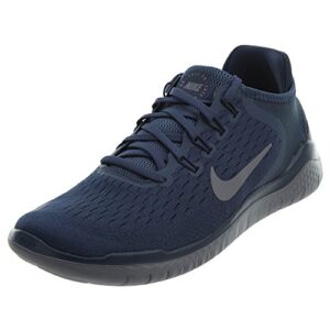 nike mens free rn 2018 style 942836, thunder blue/gunsmoke grey, 11.5