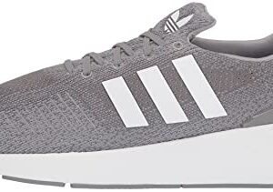 adidas Men's Swift Run 22 Sneaker, Grey/White/Grey, 10