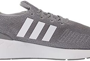 adidas Men's Swift Run 22 Sneaker, Grey/White/Grey, 10