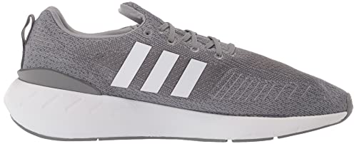 adidas Men's Swift Run 22 Sneaker, Grey/White/Grey, 10