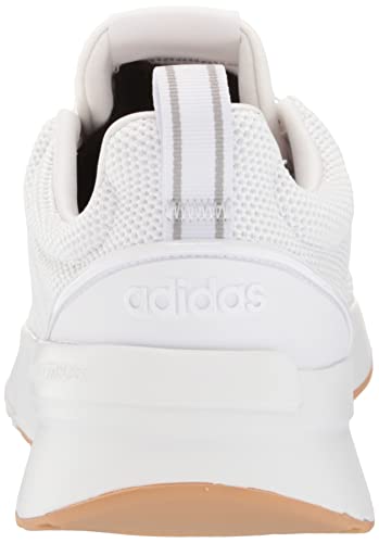 adidas Men's Racer TR21 Running Shoe, White/White/Grey, 10