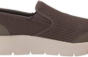 Skechers Men's Gowalk Flex-Athletic Slip-On Casual Loafer Walking Shoes with Air Cooled Foam Sneaker, Khaki 2, 11.5