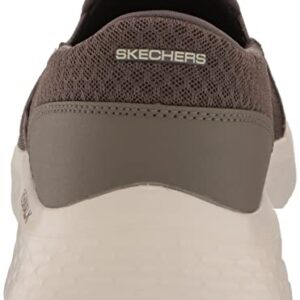 Skechers Men's Gowalk Flex-Athletic Slip-On Casual Loafer Walking Shoes with Air Cooled Foam Sneaker, Khaki 2, 11.5