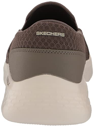 Skechers Men's Gowalk Flex-Athletic Slip-On Casual Loafer Walking Shoes with Air Cooled Foam Sneaker, Khaki 2, 11.5