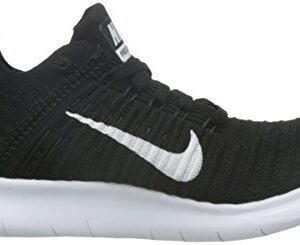 Nike Women's Free Running Motion Flyknit Shoes, Black/White - 9.5 B(M) US