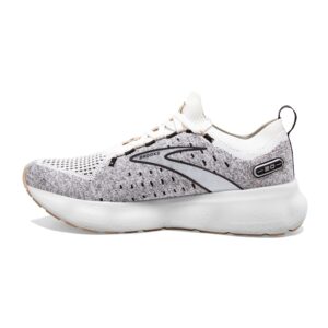 Brooks Women’s Glycerin StealthFit 20 Neutral Running Shoe - White/Black/Cream - 9.5 Medium