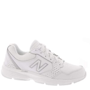 New Balance Women's 411 V1 Walking Shoe, White/White, 8.5 Wide