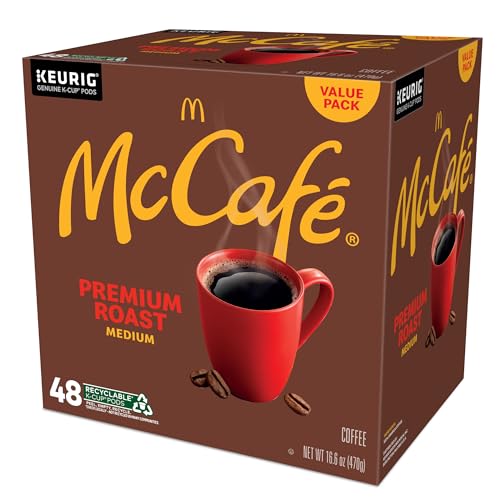 McCafe Premium Roast, Single-Serve Keurig K-Cup Pods, Medium Roast Coffee Pods Pods, 48 Count