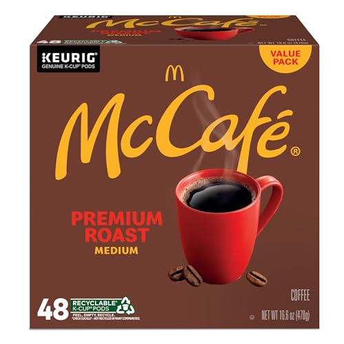 McCafe Premium Roast, Single-Serve Keurig K-Cup Pods, Medium Roast Coffee Pods Pods, 48 Count