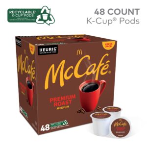 McCafe Premium Roast, Single-Serve Keurig K-Cup Pods, Medium Roast Coffee Pods Pods, 48 Count