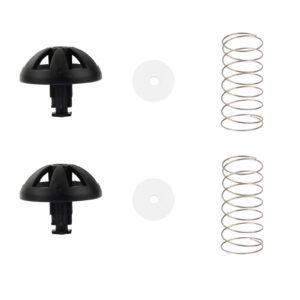 coffee machine brew basket water stop valve kits fits for hamilton beach coffee maker parts, replacement for hamilton beach coffee pot 990117900 990237500(2pcs)