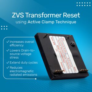 Telemetry - High-Efficiency DC-DC Isolated DC to DC Converter, 48V to 3.3V, 26A, Non-Latching, Overload Protection, High Reliability (2.8M Hours), Durable for Extreme Environments