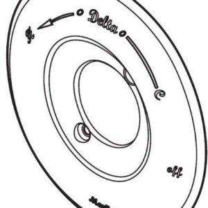 Delta Faucet RP34353SS Escutcheon for Delta 14 Series, Stainless