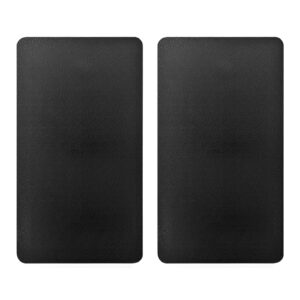 hill froeistung 2pack sticky upgraded anti-slip mat - non-slip rubber, 10.6 x 5.9 inches - universal car dashboard sticky mat for phone, sunglasses, keys - black/leather pattern - 27 * 15cm