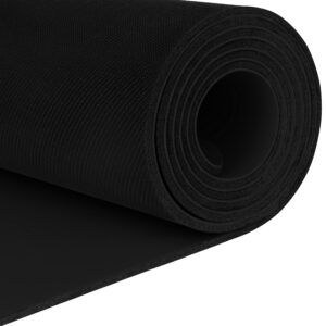 Retrospec Laguna Yoga Mat for Women & Men - Thick, Non Slip Exercise Mat for Home Workout, Black