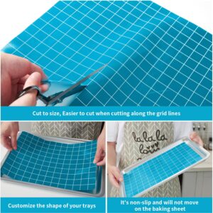 Silicone Baking Mat Roll 16IN*5FT Free Cutting, Non-Slip Pastry Mat, Non-Stick Reusable Air Fryer Liner, Oven Liners, Counter Mat, Freeze Dryer Mat, Easily Cut to Size Fit All Ovens Pans Tins Dishes