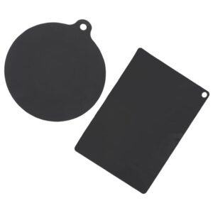 cabilock 2pcs induction cooktop mat, silicone cooktop protector for induction cooker scratch protector mat, silicone mat non slip pads for magnetic stove, heat insulation mat