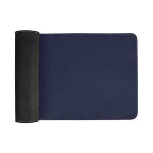 Large Mouse Pads Navy Blue and White Desk Mat Gaming Mousepad Non Slip Rubber Mouse Mat for Desk Keyboard, Wireless Mouse, Office Computer 12" x 24"