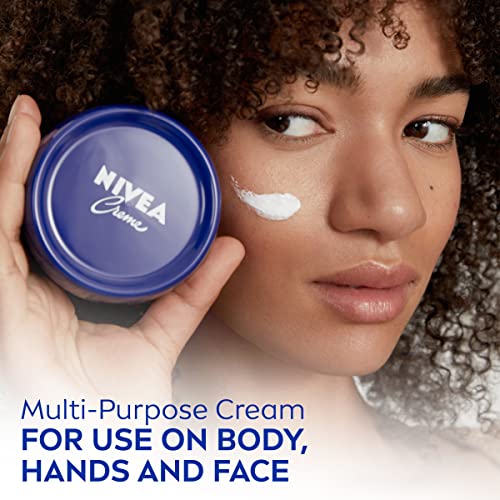 NIVEA Creme Body, Face and Hand Moisturizing Cream, 3 Pack of 6.8 Oz Jars