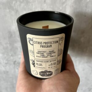 Sweet Orange Soy Candle | Scented Candle | Aromatherapy Candle | Unique Candle | Crackling Candle | Candle Gift | Cool Candle | Clean Candle | Coconut Wax Candle | Safe Candle