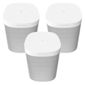 sonos three room set one sl - the powerful microphone-free speaker for music and more - white …