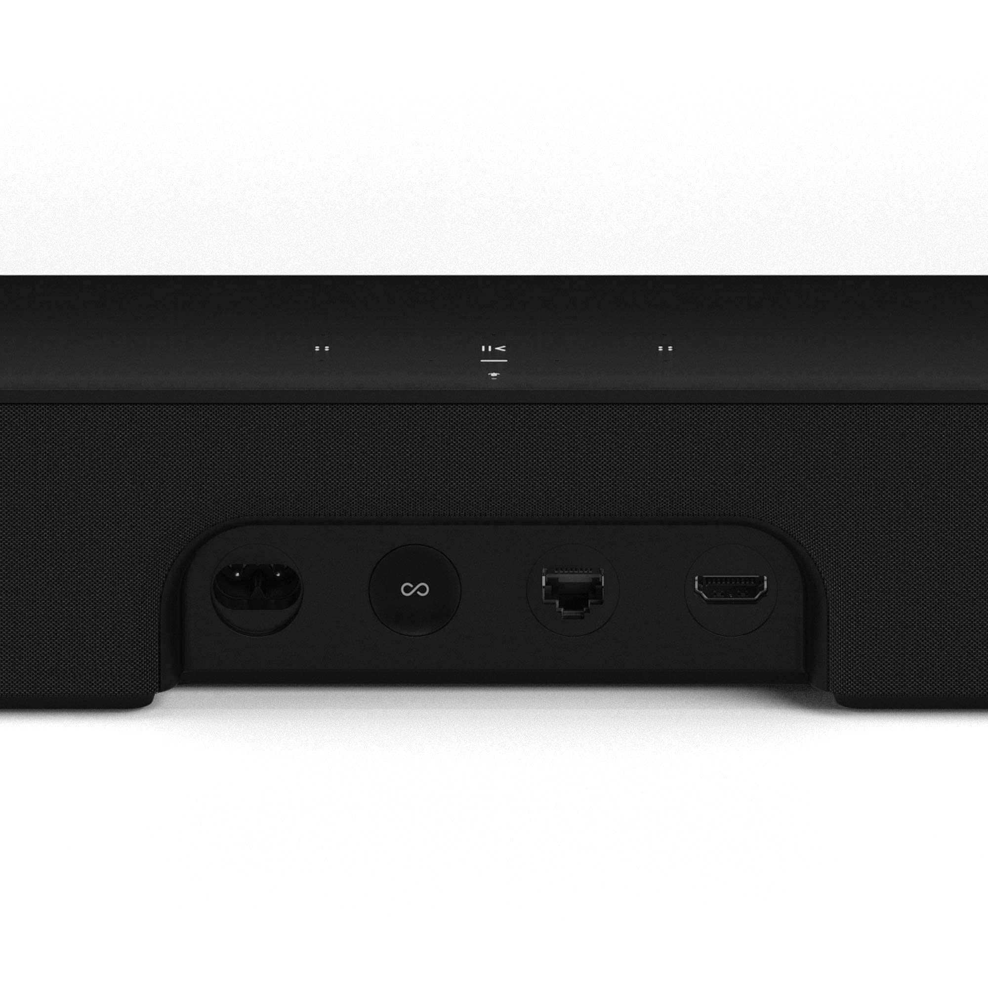 All-new Sonos Beam , Compact Smart TV Soundbar with Amazon Alexa voice control built-in. Wireless home theater and streaming music in any room. (Black) (Renewed)