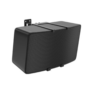 notiela speaker wall mount for sonos five & play 5 gen 2 speaker mount, tilt & swivel adjustable bracket for sonos play:5 and sonos five wall mount, black