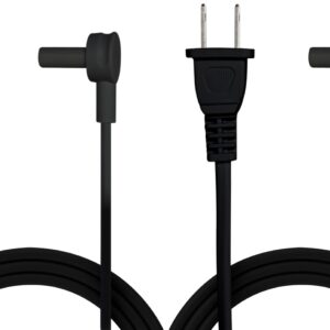 Vebner 2-Pack - Long Power Cords Compatible with Sonos Era 100 and Era 300 Speakers (12-Foot, Black)