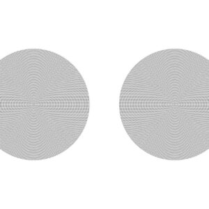 Sonos In-Ceiling Speakers - Pair of Architectural Speakers by Sonance for Ambient Listening (Renewed)