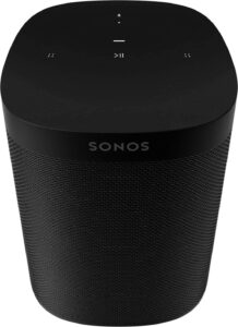 sonos one (gen 2) smart speaker with alexa - black (renewed)