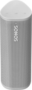 sonos roam sl, wifi & bluetooth speaker - compact speaker, compatible with airplay2, for indoor and outdoor use, up to 10 hours of battery life. (white)