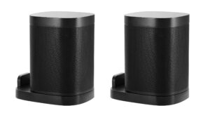 ynvision.design fixed wall mount compatible with sonos one, one sl, play:1 speaker | pair | (2 pack)