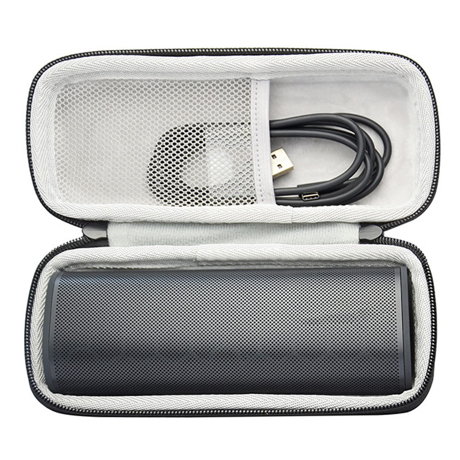 Speaker EVA Hard Case, Portable Travel Protective Carrying Storage Bag, with Handle and Inner Mesh Pocket, for Sonos Roam Smart Bluetooth Speaker