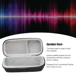 Speaker EVA Hard Case, Portable Travel Protective Carrying Storage Bag, with Handle and Inner Mesh Pocket, for Sonos Roam Smart Bluetooth Speaker