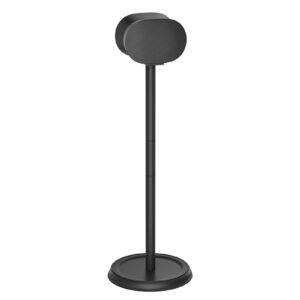 heavy-duty speaker stand for sonos era 300 stand with cable management floor speaker stands for sonos era 300 speaker stand for easy and secure mounting, black