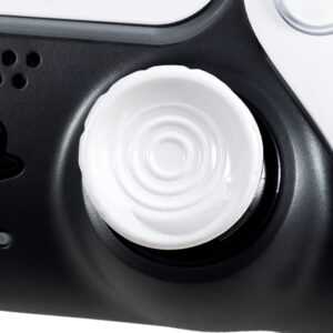 KontrolFreek CQC Rush for Playstation 4 (PS4) and Playstation 5 (PS5) Controller | Performance Thumbsticks | 2 Mid-Rise Concave | White