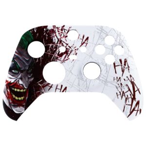 eXtremeRate Custom Shell for Xbox Series X & S Controller - Revitalize Your Controller - Clown HAHAHA Replacement Cover Front Housing Cover for Xbox Core Controller Wireless [Control NOT Included]