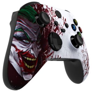 eXtremeRate Custom Shell for Xbox Series X & S Controller - Revitalize Your Controller - Clown HAHAHA Replacement Cover Front Housing Cover for Xbox Core Controller Wireless [Control NOT Included]