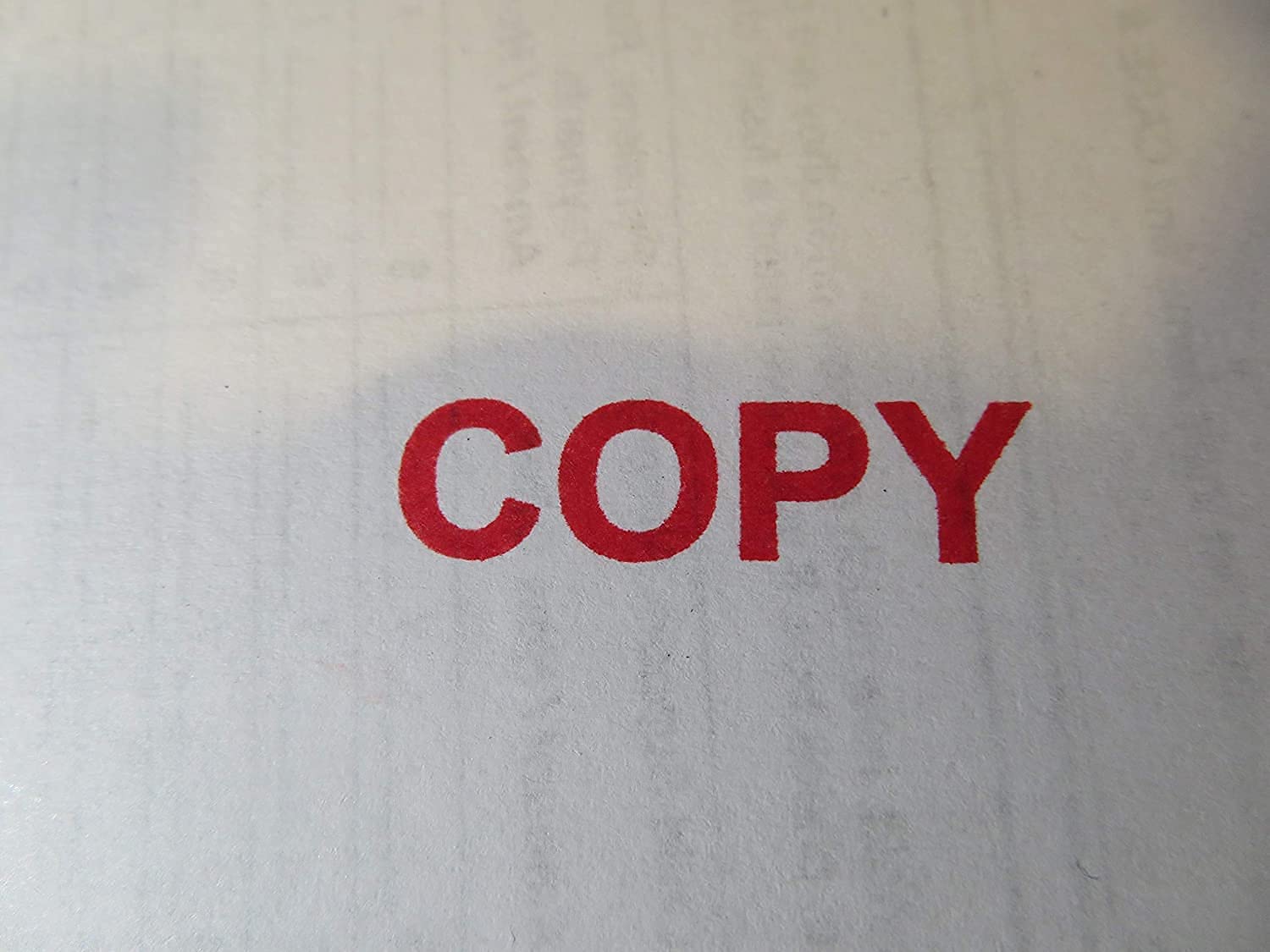 Copy Stamp Self Inking Red -Red Ink- Office Stamps self Inking Advanced Technology Designed for Business and Personal use by Executive Supplies