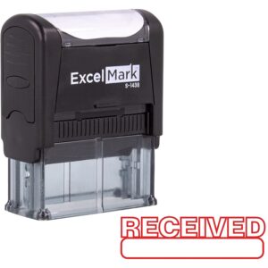 excelmark received self inking rubber stamp