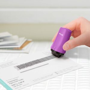 Guard Your ID Advanced Security Roller 2.0 for Identity Theft Prevention Stamping Purple