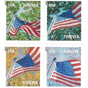 USPS Flags for All Seasons Forever Stamps 100 Stamps (5 Books of 20)