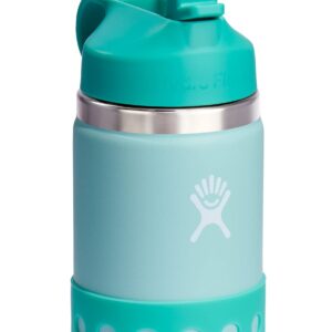 Hydro Flask 12 Oz Kids Wide Mouth Straw Cap And Boot Dew