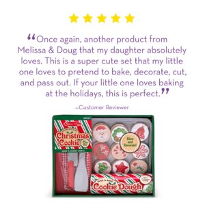 Melissa & Doug Slice and Bake Wooden Christmas Cookie Play Food Set