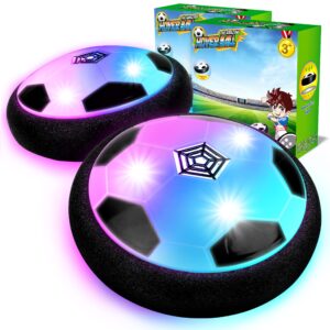 hoperock hover soccer ball toys for 3-12 year old boys girls, indoor and outdoor creative toys for toddlers with foam bumper, birthday gifts for 3 4 5 6 7 8+ year old children's