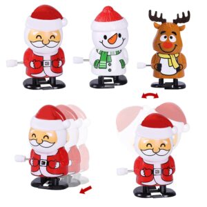 Max Fun 12pcs Christmas Wind Up Stocking Stuffers Toys Assortment for Christmas Party Favors Goody Bag Filler (Christmas Wind up Toys)